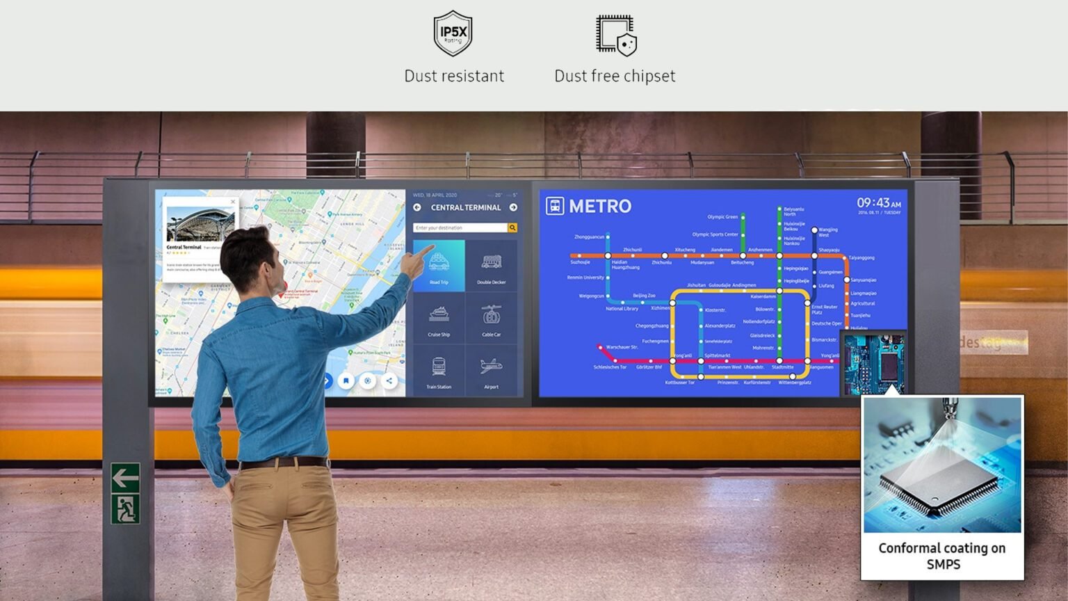 QMB-T UHD Samsung Touch Display | MNK Digital
